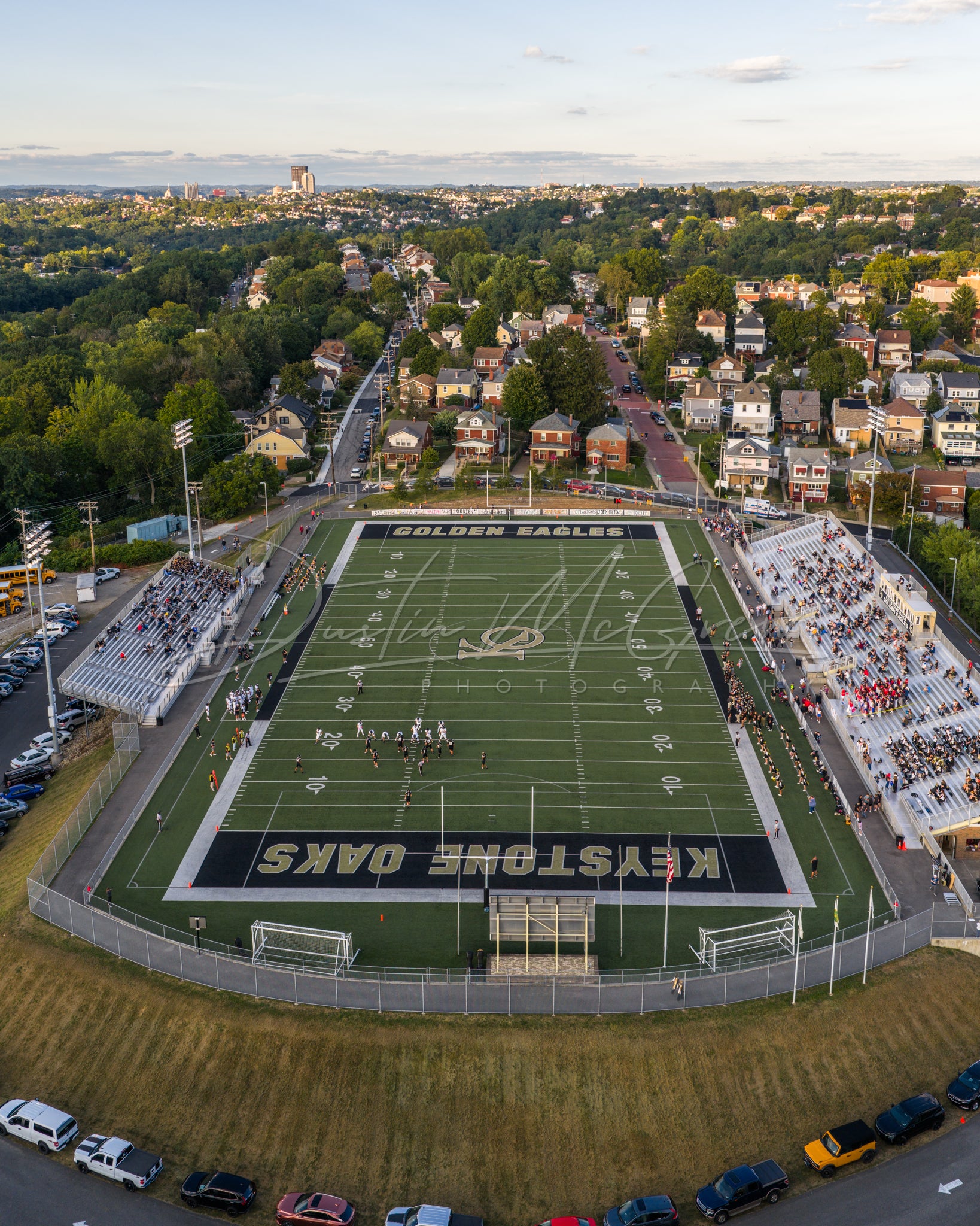 Keystone Oaks Football Stadium Photo - Dustin McGrew Photography
